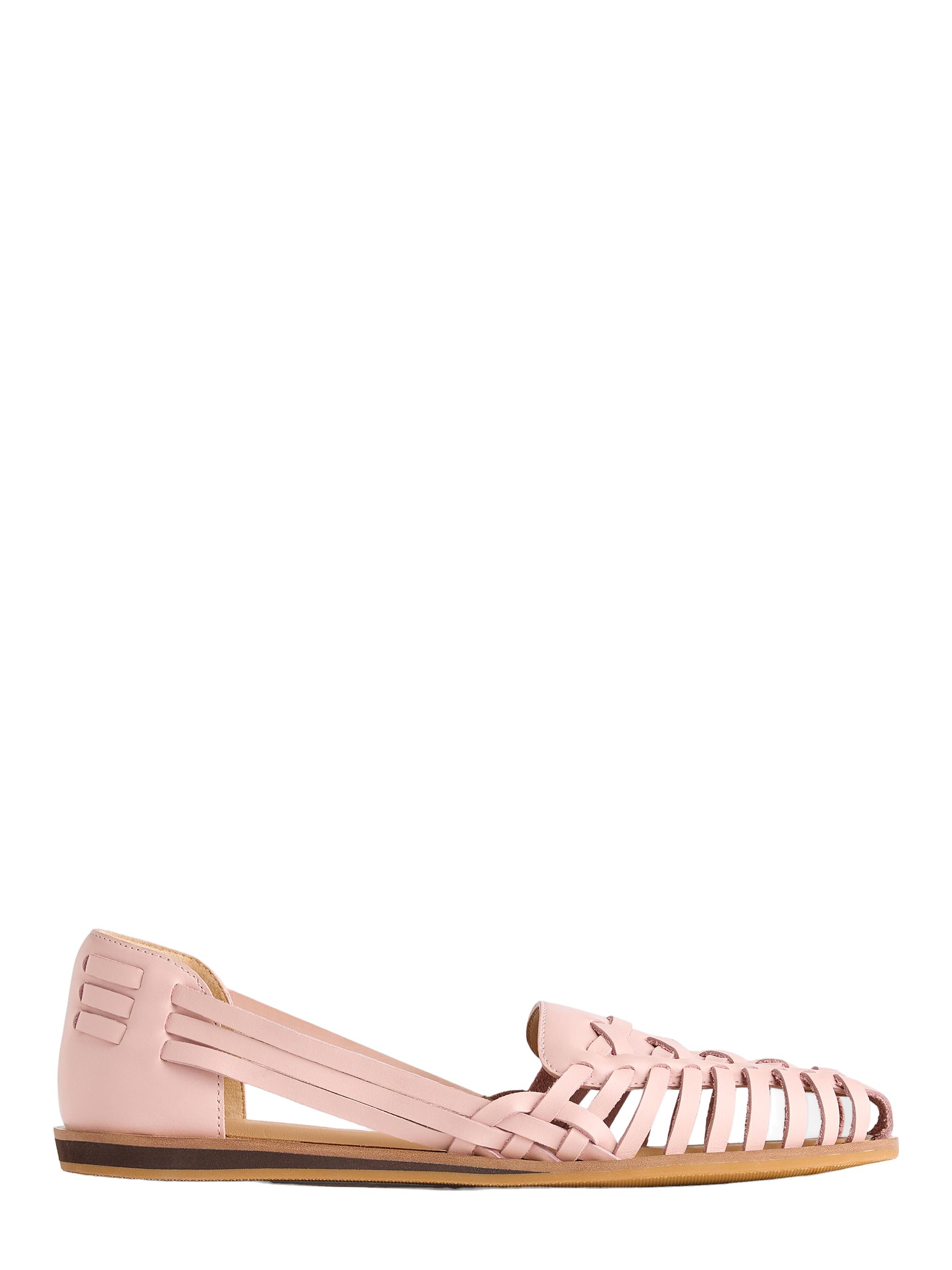QUINCE QUINCE Leather Woven Huarache Flats